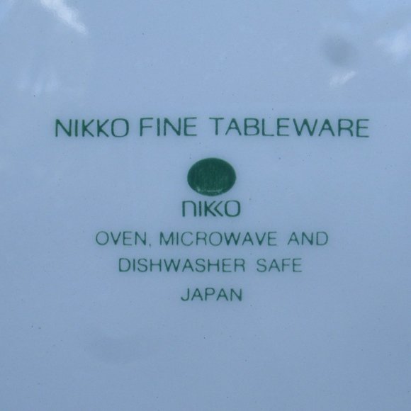 Nikko Ceramics | Dining | Vintage Nikko White Satin Serving Platter ...
